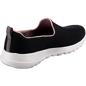 Skechers Women's GO Walk Joy-DANIL Sneaker, Black/Pink, 10
