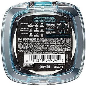 L'Oreal Paris Infallible Pro Glow Pressed Powder, Classic Ivory, 0.31 Ounce