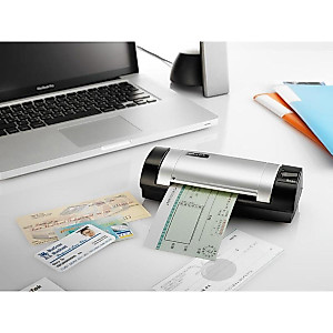 Plustek MobileOffice D620 USB-Powered Duplex Card and ID Scanner, 600 dpi Optical Resolution, 5 Seconds Per Page