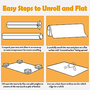 ZIJINJIAJU Office Chair Mat, 35"x47" Chair Mat for Hardwood Floor - Clear PVC Desk Chair Mat for Home Office - Rolling Chair Mat Plastic Mat Under Desk Chair