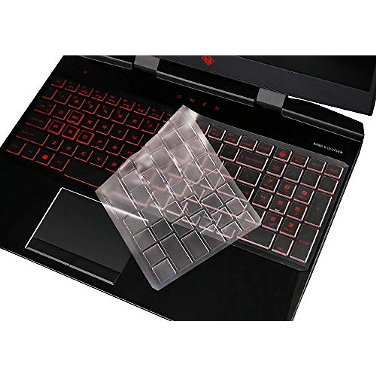 Ultra Thin Keyboard Cover for Newest HP OMEN 15-DC 15.6", Clear Keyboard Protective Skin for HP 15-dc0010nr 15-dc0020nr 15-dc0030nr 15-dc0051nr dc0052nr 15-dc0086nr 15-dc0087nr 15-dc0096nr Laptop