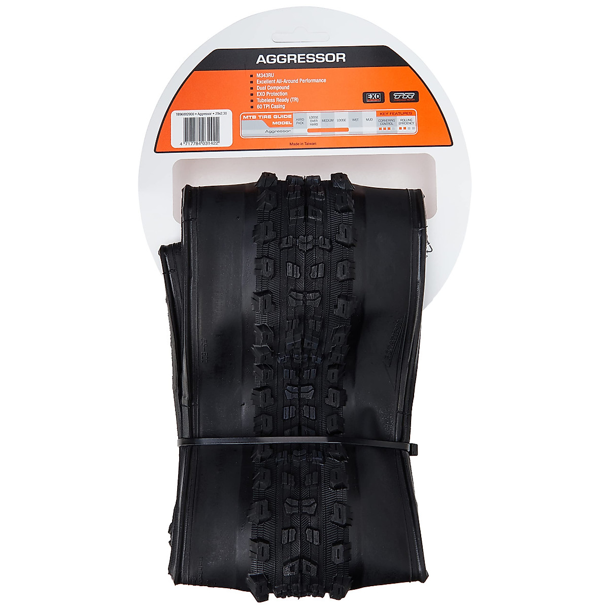 MAXXIS Aggressor EXO/TR Tire - 29in Dual Compound/EXO/TR, 29x2.3