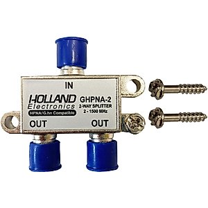 Splitter IPTV RF Broadband 2-Way HomePNA Tested & Certified for applications on U-Verse Networks