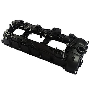 JDMSPEED New Engine Valve Cover with Gasket 11127570292 Replacement for BMW 335i 535i 2010-2017, 740i 740Li 2013-2015, X3 X5 X6 2011-2019 3.0L 264937 7570292 11-12-7-570-292 N55