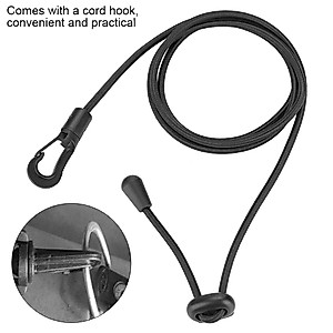 2Pcs Kayak Paddle Leash, Rubber Oar Rope Hook Paddle Board Leash for Paddling Avoiding Washed Oars Away Rowing