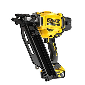Dewalt DCN920P1 20V MAX Brushless 21-Degree Lithium-Ion Cordless Plastic Framing Nailer Kit (5 Ah)