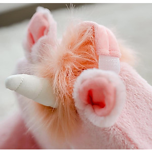 Personalized Cozy Pink Unicorn Kids Chair| Furry Toddler Memory Foam Room Decor| Boys Girls Playroom Bedroom Animal Sofa Chair| Add Name for Extra Cuteness| Cozy Pink Unicorn Chair