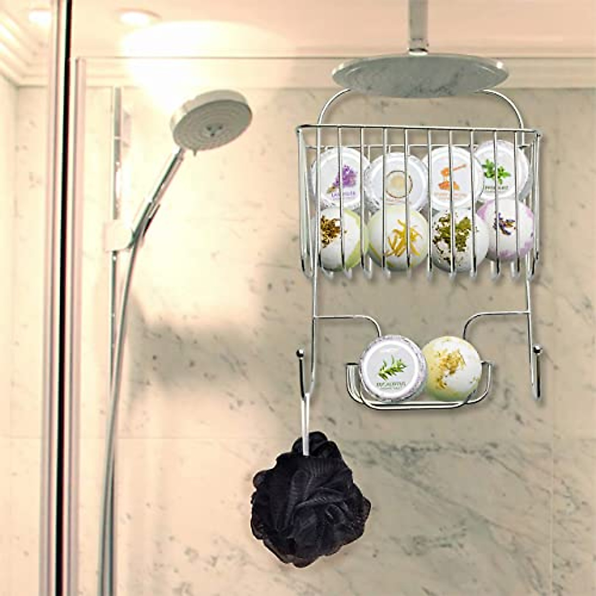 Essential Oils Shower Steamers & Bath Bombs Set in Lavender, Peppermint, Vanilla Coconut, Eucalyptus, Honey Almond Scents, Aromatherapy Shower Steamer, Relaxation Gift for Women,11Pc Set