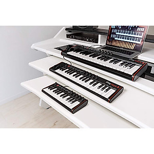 IK Multimedia iRig Keys 2 Pro portable keyboard MIDI controller with 25 velocity-sensitive synth-action keys and headphone output, for iPhone, iPad, Mac, PC, Android