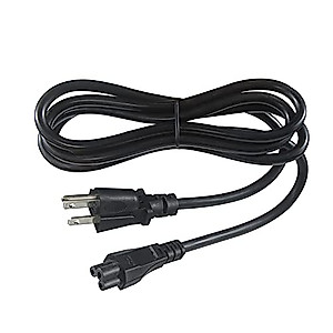 US Standard Laptop Power Cord - 6FT / 1.8m 18AWG NEMA 5-15P to Iec 60320 C5 Universal 3 Prong AC Power Cable Replacement Desktop Charger 3 Pin 10A 125V Wire for Notebook Computer Adapter TV Printer