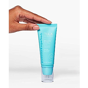 TULA Skin Care Face Filter Blurring and Moisturizing Primer | Smoothing Face Primer, Evens the Appearance of Skin Tone & Redness, Hydrates & Improves Makeup Wear | Original/Sunrise 1 fl. oz.