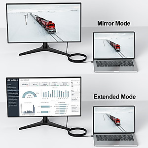 UVOOI Mini DisplayPort to HDMI Cable 4K 10 Feet (2-Pack), Mini DP to HDMI Cable Cord (Thunderbolt Compatible with MacBook Air/Pro, Surface Pro/Dock) for HDTV, Projector, Monitor