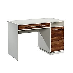 Sauder Vista Key Desk, L: 47.64" x W: 23.62" x H: 30.16", Pearl Oak Finish