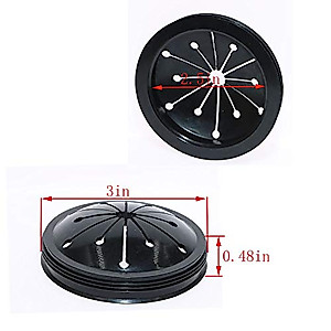 Garbage Disposal Splash Guards and Stopper,Garbage Disposal Splash Guard Sink Baffle Disposal Replacement Waste Food Disposal Part for Kitchen 4Pack（2+2)