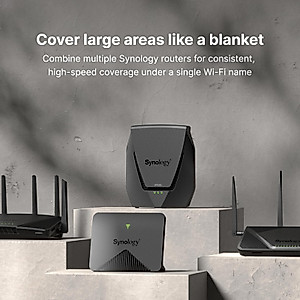 Synology RT2600ac – 4x4 dual-band Gigabit Wi-Fi router, MU-MIMO, powerful parental controls, Threat Prevention, bandwidth management, VPN, expandable coverage with mesh Wi-Fi