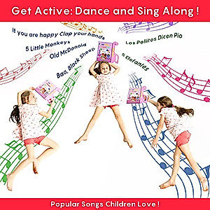 Curious 2 Learn ABC Learning for Toddlers | Learning Resources | English & Spanish Sound Book | Preschool Learning Activities | Educational Learning Toys | 4 Year Old Boy Birthday Gift