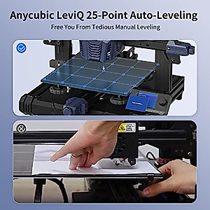 Anycubic Kobra Neo, Pre-Installed FDM 3D Printer with Direct Drive Extruder High Precision Printing Removable Magnetic Platform with 25-Point LeviQ Leveling, Printing Size 220×220×250mm