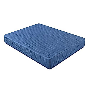 Olee Sleep 10 Inch New Safe Comfort Memory Foam Mattress, Blue, Queen