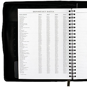 AT-A-GLANCE Weekly / Monthly Appointment Book / Planner 2016, Executive, 8-1/4 x 10-7/8 Inches, Black (70-NX81-05)