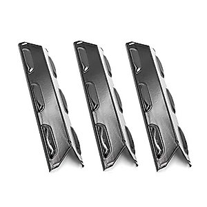 Hongso Porcelain Steel Heat Plate Shield Tent Replacement Parts for Gas Grill Charbroil 640-01303702-3, Kenmore 146.16132110, 146.16133110, 146.16142210, 3-Pack, (PPF221)
