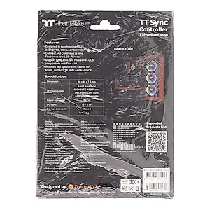 Thermaltake 9 Port LED Hub Sync Controller - Black