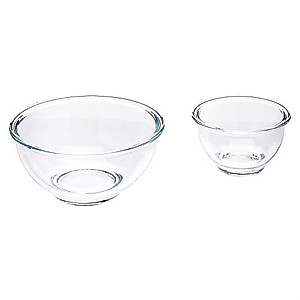 AmazonCommercial Mixing Bowls, 3 Piece Set, Lids Not Included