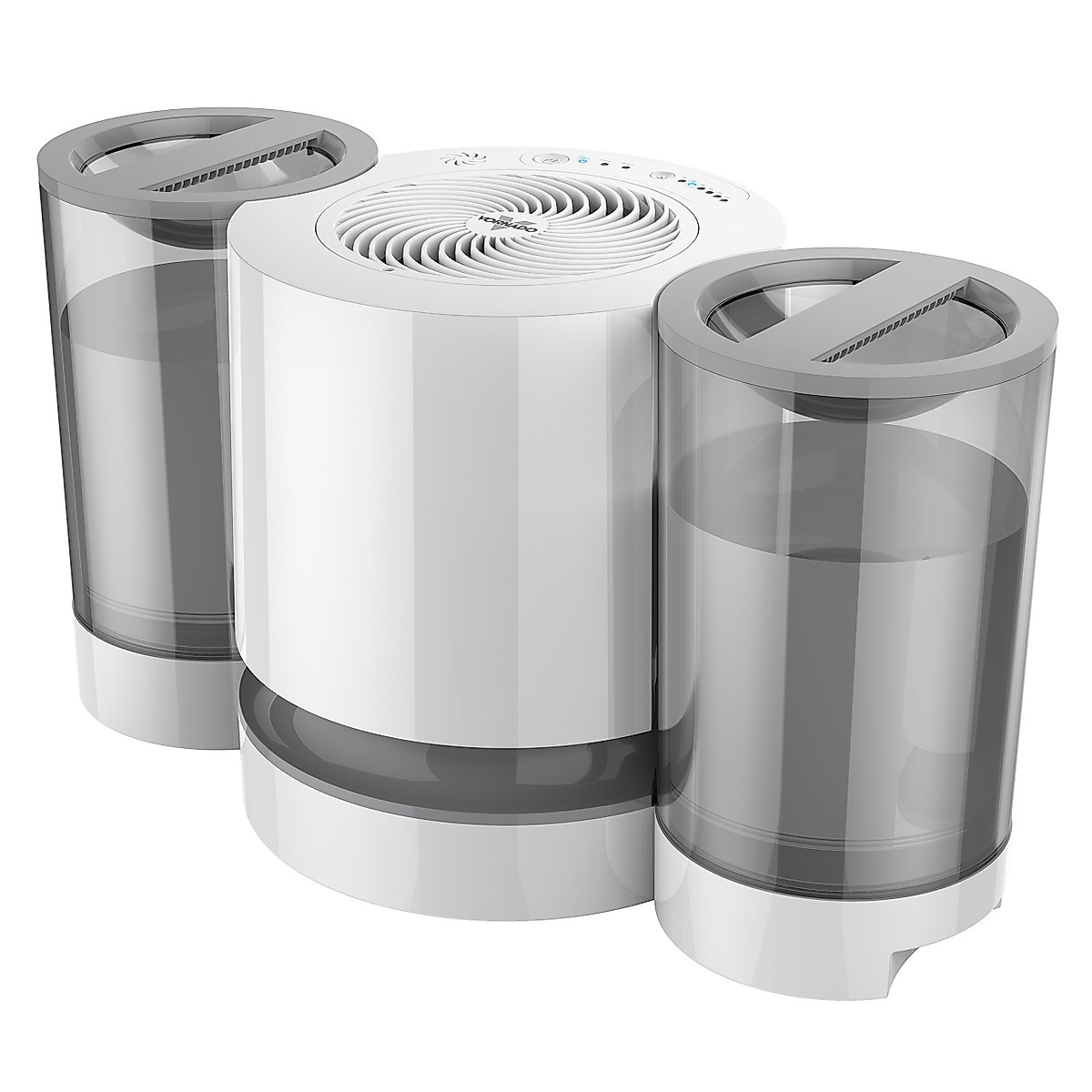 Vornado EV200 Evaporative Whole Room Humidifier with SimpleTank, 1.5 Gallon Capacity, White & MD1-0002 Replacement Humidifier Wick (2-Pack),White