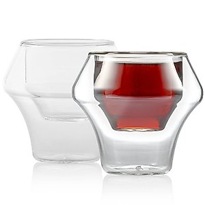 MHW-3BOMBER Espresso Cups Double Wall Glass Coffee Mugs Set of 2 Shot Glass Insulated Coffee Tea Mug Home Barista Coffee Accessories G5058