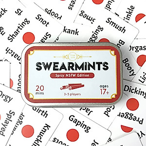 Cheer Up Games Swearmints Spicy NSFW Edition | The Portable Adult Party Game That Fits in Your Pocket | Unique Gift Idea
