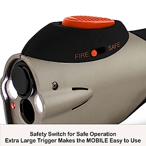 PepperBall Mobile Lightweight Personal Defense Launcher Kit, Non-Lethal Protection Pepper Ball for Self Defense Includes Projectiles and Cartridges