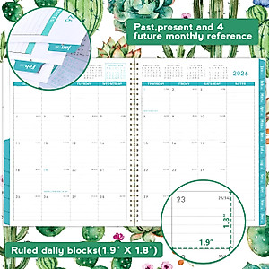 2023-2024 Monthly Calendar/Planner - Monthly Planner/Calendar 2023-2024, 9" x 11", Jan 2023 - Dec 2024, Planner 2023-2024 with Monthly Tabs, Twin-Wire Binding, Two-Side Pocket, Perfect Organizer.
