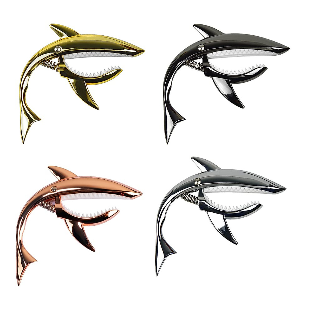 FEimaX Guitar Capo Zinc Alloy Capo for Acoustic Electric Classical Guitars and Bass Ukulele Capo (with Pick Holder)…