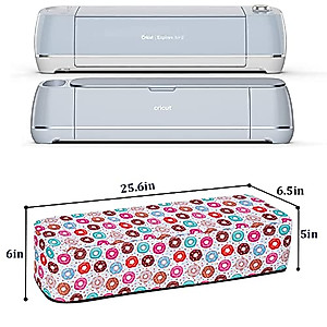 TRO&HOM Cover for Cricut Maker 3/Cricut Maker/Explore Air 2, Dust Cover with Pockets for Tools Cricut Accessories, Pens, Cicut Maker Circut Maker 3 Cover Scrapbooking Die-Cut Machine Cover