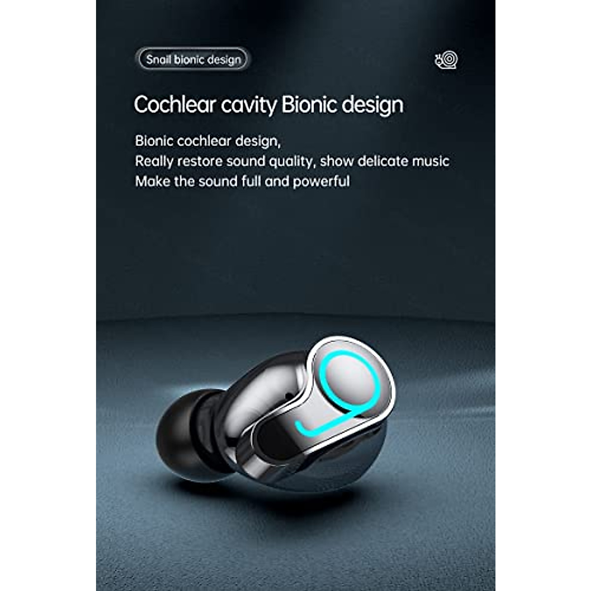 Wireless Earbuds, Bluetooth 5.1 Headphones 120h Playtime with Digital LED Display, IPX7 Waterproof Earphones with Dual Mic, True Wireless Stereo HiFi Headphones for Sports/Work/Home