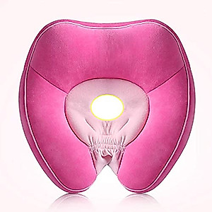 car seat cushion Beautiful Buttocks Cushion Comfort Chair Tailbone Pillow Ventilated Designed for Hip Back Sciatica Pain Relief Ergonomic Pillow Curved Surface Slow Rebound office chair cushion zhuang