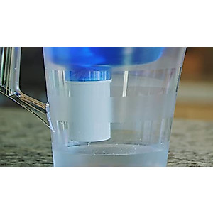 New Wave Enviro Products Alkaline Plus Pitcher Filter, Replacement Cartridge 3 Pack Pitcher Filter, 3 Count (Pack of 1), 64 Gallon Filter Life per Cartridge, White