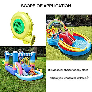 Air Blower 480 Watts, Bounce House Blower for inflatables Jump House, Inflatable Castle and Jump Slides, Efficient and Convenient Commercial Inflatable Blower for Bounce House