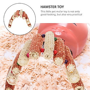 Mipcase Hamster Toy Decorative Bunny Plaything Decorative Chinchilla Toy Bunny Supply Bunny Toy Hamster Accessory Decorative Hamster Plaything Wear-Resistant Chinchilla Plaything