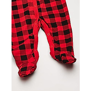 Hudson Baby Unisex Baby Cotton Sleep and Play Coverall, Christmas Tree, 0-3 Months 3M US