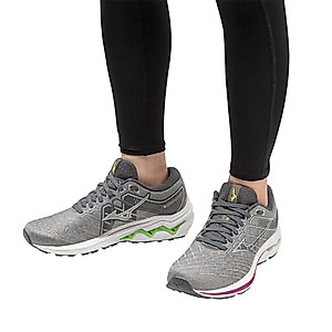 Mizuno womens Wave Inspire 18 Running Shoe, Ultimate Grey-silver, 9 Wide US