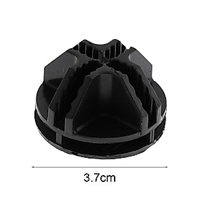 Generic Modular Storage Cube Set, Pack of 10, Black, 3.7cm, Others+black