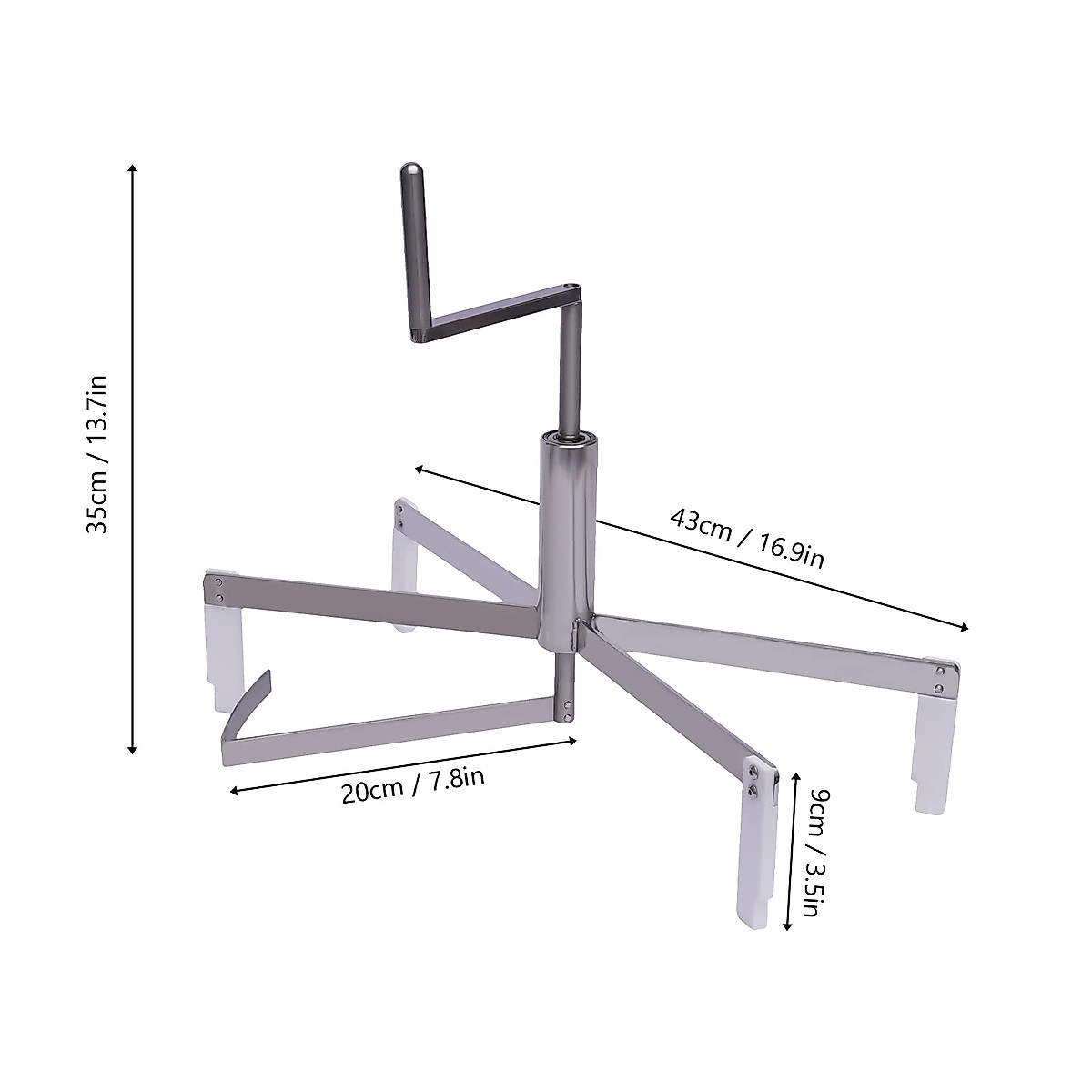 Gdrasuya10 Crepe Spreader Tool, Stainless Steel Crepe Spreader Pancake Maker Pizza Cooking Spreader 40CM