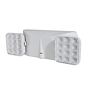 NICOR Lighting Emergency Adjustable LED Light Fixture (EML1-10-UNV-WH) , White