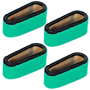 Glooglitter 496894S 496894 493909 Air Filter with 272403S 272403 Pre Filter Compatible with LG496894JD LG496894S GX85 Craftsman 12.5-17HP 5053K Lawn Mower Air Filter(4 Pack)
