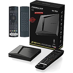 Dreamlink/Formuler New Advance Z10 Pro Max 2021 Latest Box with IR Learning Remote-Ultimate 4K UHD Android OTT Media Streamer + Bonus Secureteks MX3 AirMouse Keyboard with Backlit