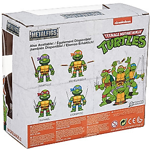 Jada Toys Teenage Mutant Ninja Turtles 4 Michelangelo Die-cast Figure, Toys for Kids and Adults, Orange, 31848