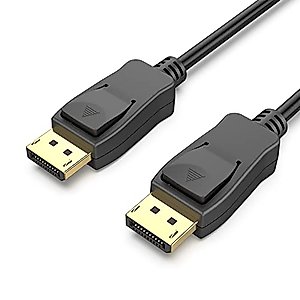 BENFEI DisplayPort to DisplayPort 6 Feet Cable, DP to DP Male to Male Cable Gold-Plated Cord, Supports 4K@60Hz, 2K@144Hz Compatible for Lenovo, Dell, HP, ASUS and More