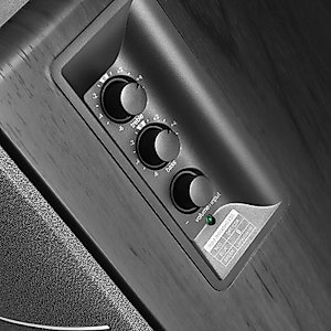 Edifier R1280DB Powered Bluetooth Bookshelf Speakers - Optical Input - Wireless Studio Monitors - 4 Inch Near Field Speaker - 42w RMS - Black (Renewed)