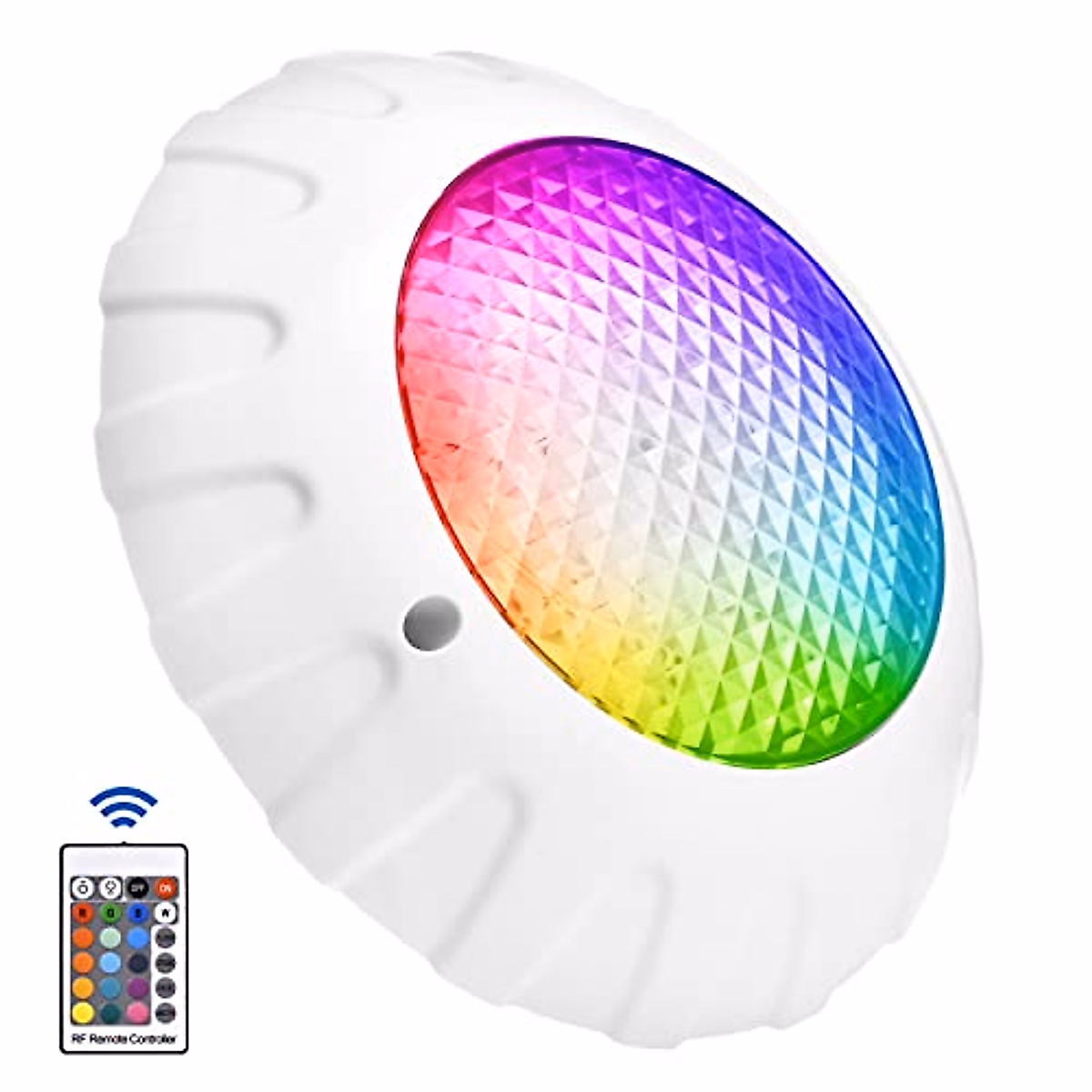 UFOUCUSLLUM Pool Lights for Inground Pools Waterproof 12V 38W IP68 7 RGB Color Changing, Led Pool Lights for Inground Pool with Remote Controller, Pool Lights for Inground Pool Light Fixture