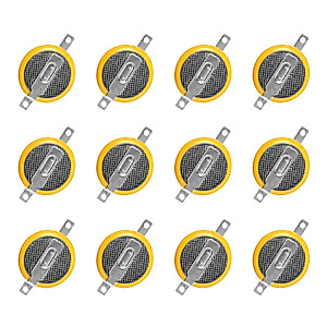 12 Pack CR1616 Battery, CR1616 3V Button Cell Lithium Battery with Solder Tabs for for Pokemon, Gameboy Color, GameBoy Advance Game Battery Replacement